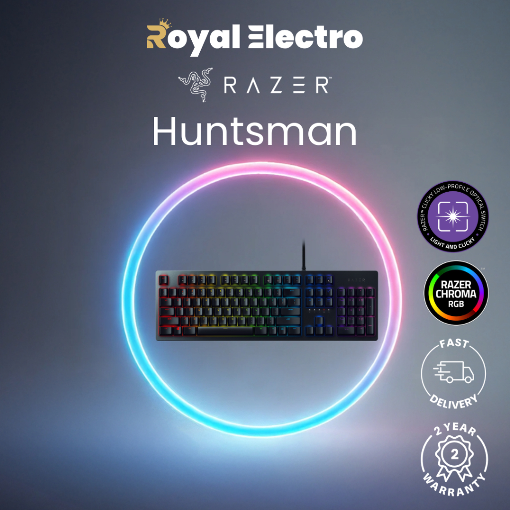 Razer Huntsman – OPTO-Mech Gaming Keyboard | Shopee Singapore
