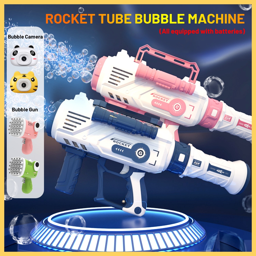 SG Bubble Machine Electric Bubble Gun Toy Outdoor Handheld Automatic ...