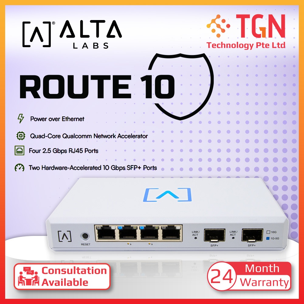 Alta Labs Route10 Router Accelerated 10 Gbps SFP+ Ports | Shopee Singapore