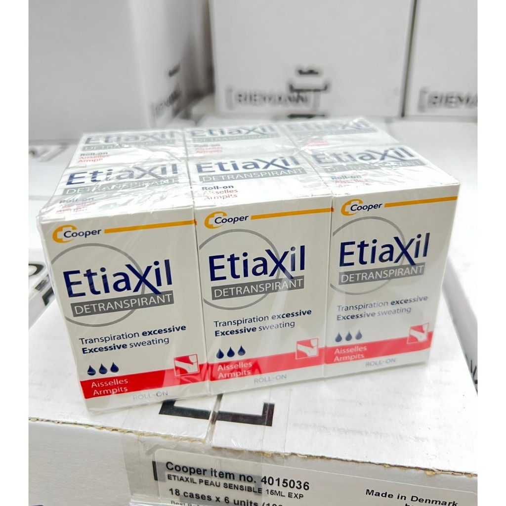 Etiaxil Antiperspirant Roll-On for Armpits (Normal Skin) 15ml x 6 Pcs ...
