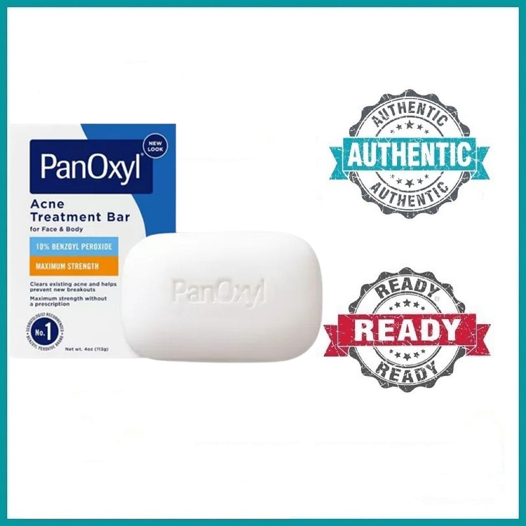 PanOxyl Acne Treatment Face & Body Bar Soap 10% Benzoyl Peroxide ...