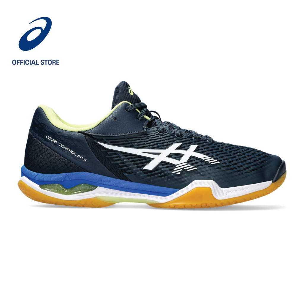 ASICS Men COURT CONTROL FF 3 Indoor Court Shoes in French Blue/White | Shopee Singapore