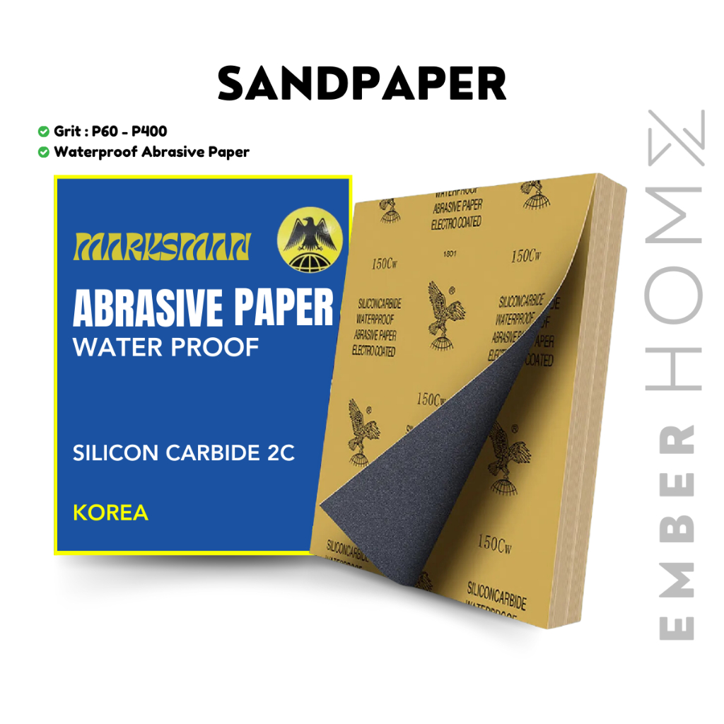 Sand Paper Waterproof Wet & Dry Sandpaper Abrasive Paper Silicon ...