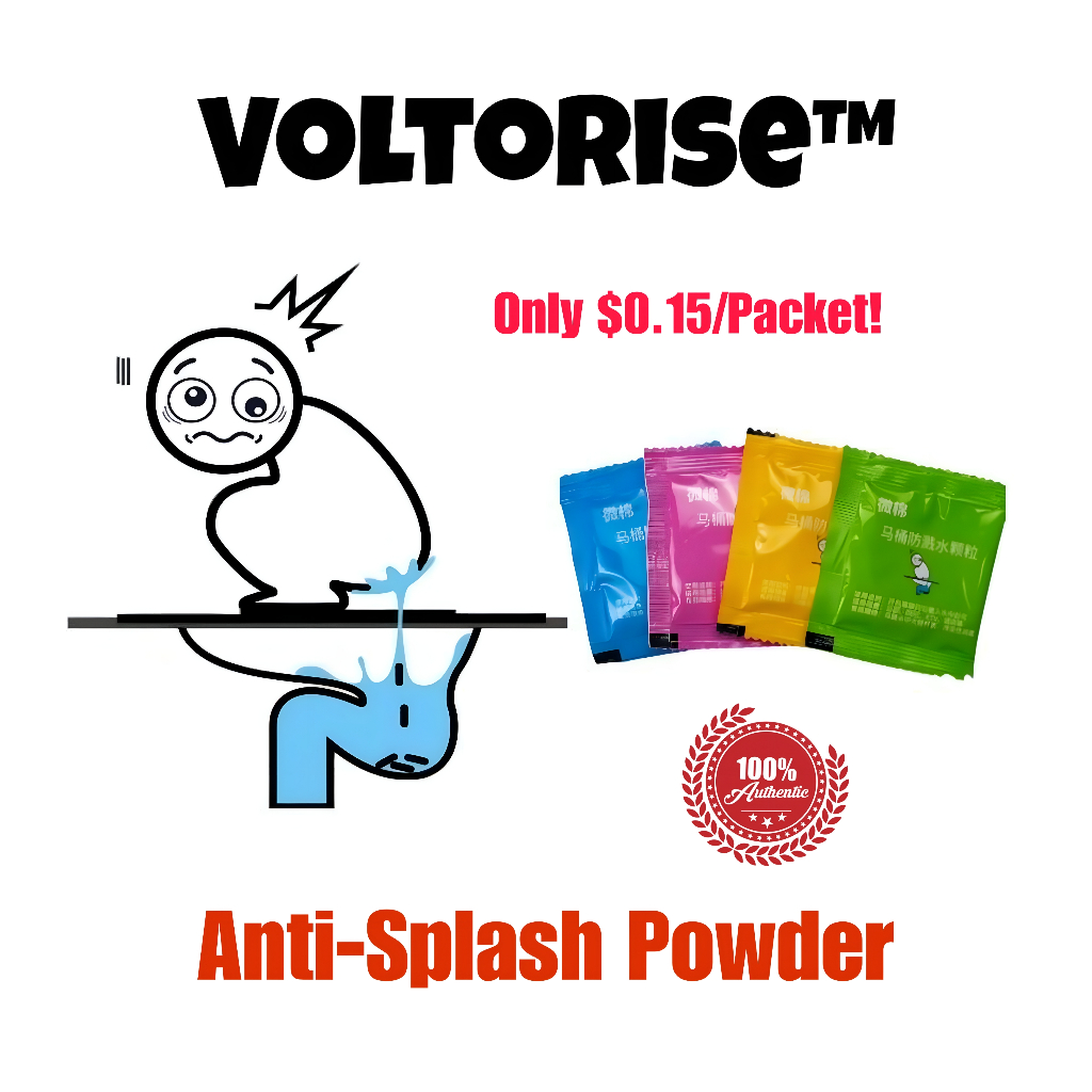 [$0.15/PACKET] Anti-Splash Toilet Deodorizer Powder - Odorless Portable ...