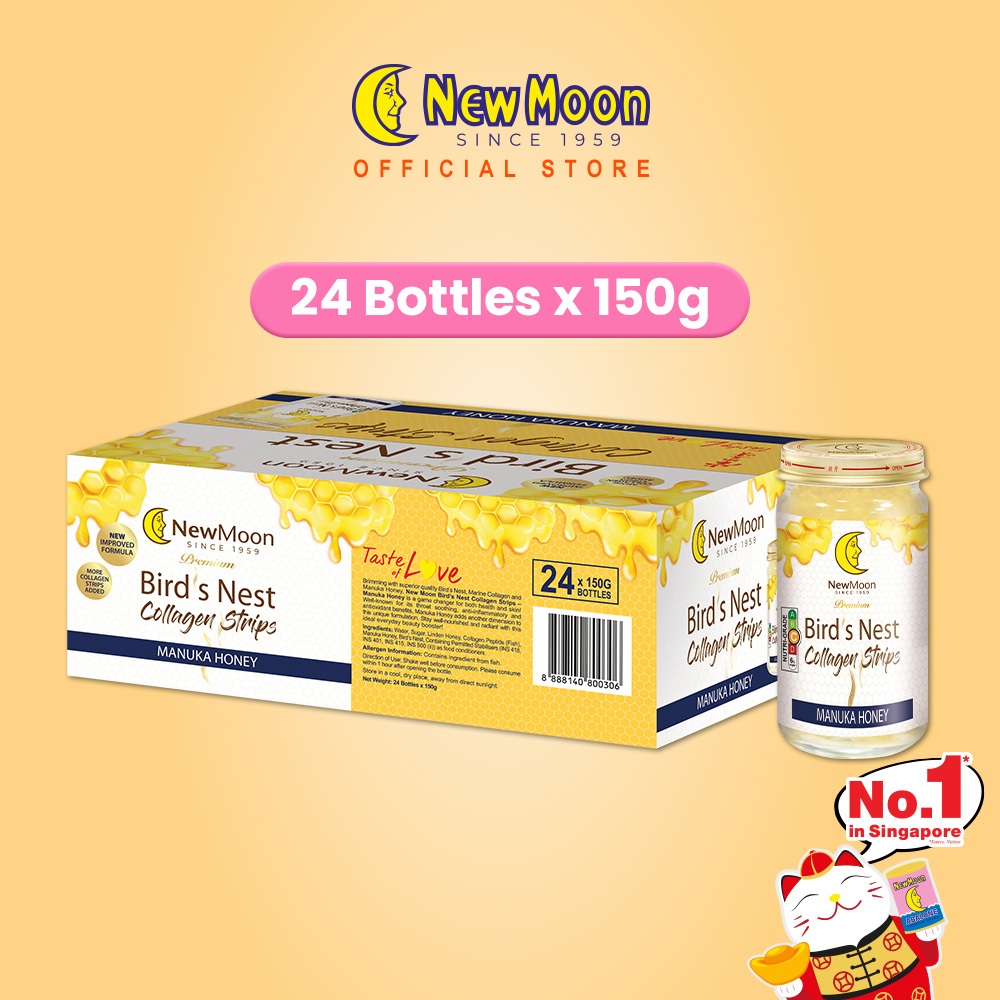 [Carton Deal] New Moon Bird's Nest Collagen Strips With Manuka Honey ...
