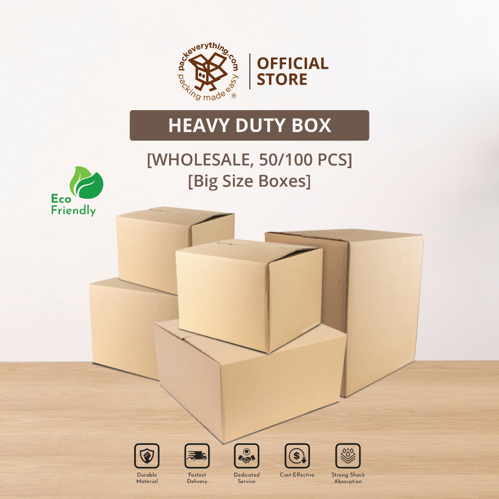 PACKEVERYTHING Heavy Duty Box Big Size | Wholesale Carton Box | 50 Pcs ...