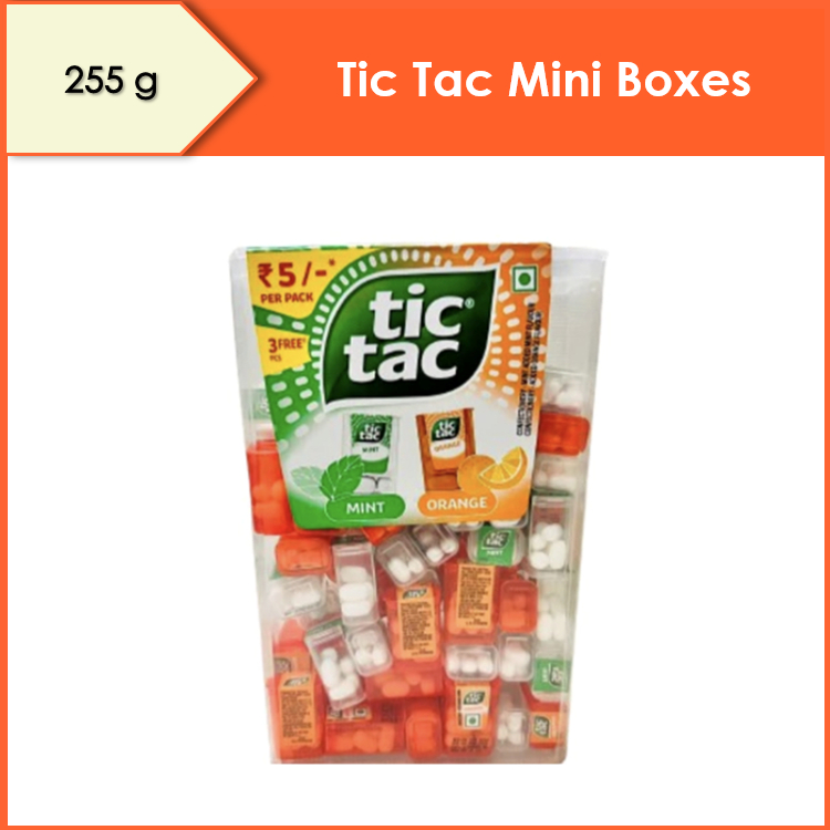 Tic Tac Travel 75 Mini Boxes Mint & Orange 255g 【EXP Jan 2026】 | Shopee ...