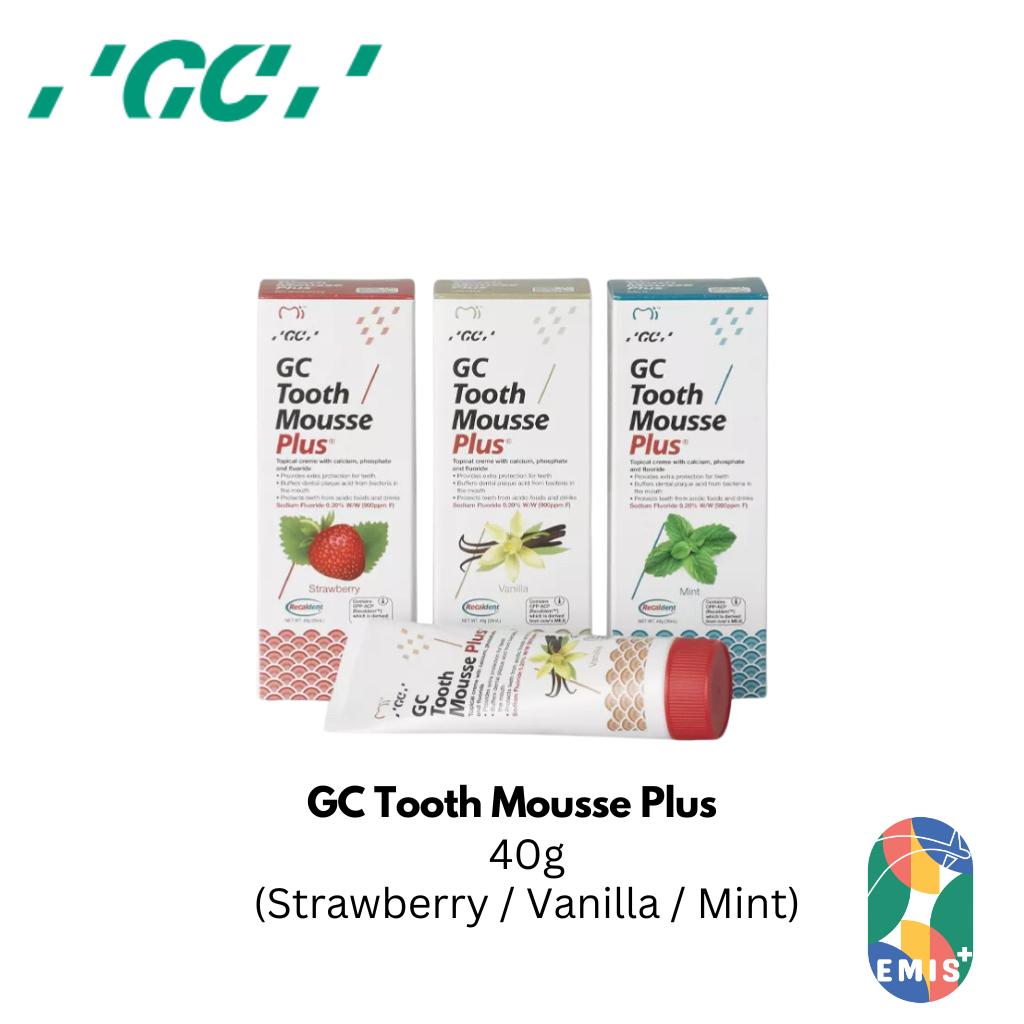GC Tooth Mousse PLUS 40g w Milk Protein EMIS+ | Shopee Singapore