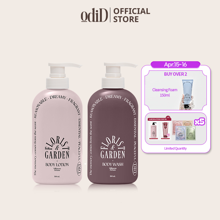 ODID Milkincera Perfume Body Care Set (Body Wash 500ml + Body Lotion 500ml) | Shopee Singapore