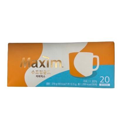 Maxim Supreme Gold Coffee Mix (20 sachets) | Shopee Singapore