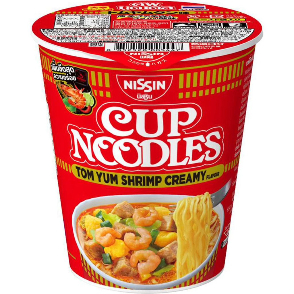 [from JAPAN] NISSIN FOODS THAI CUP NOODLES Tom Yum Shrimp Creamy Flavor 76g | Shopee Singapore