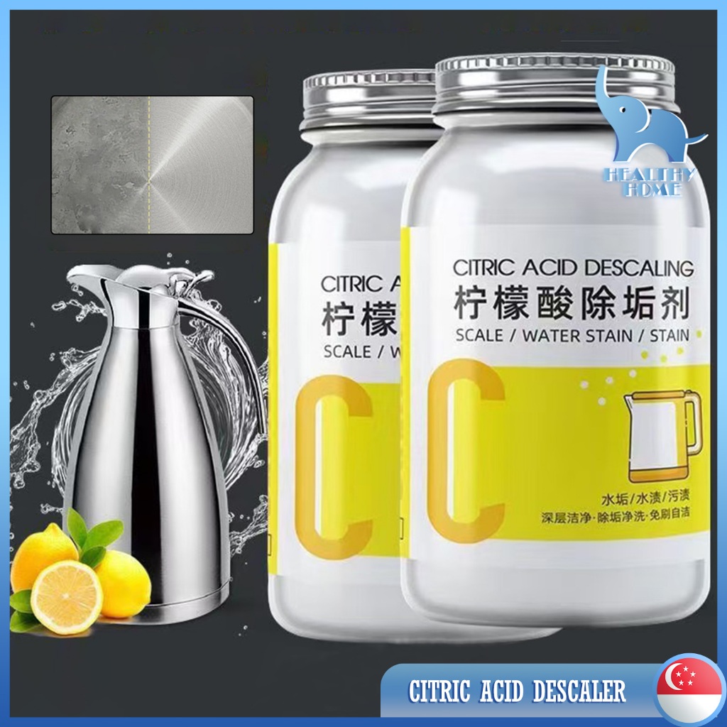 💕SG Stock💕500g Citric Acid Descaling Agent Tea Pot/Water Heater Stain ...