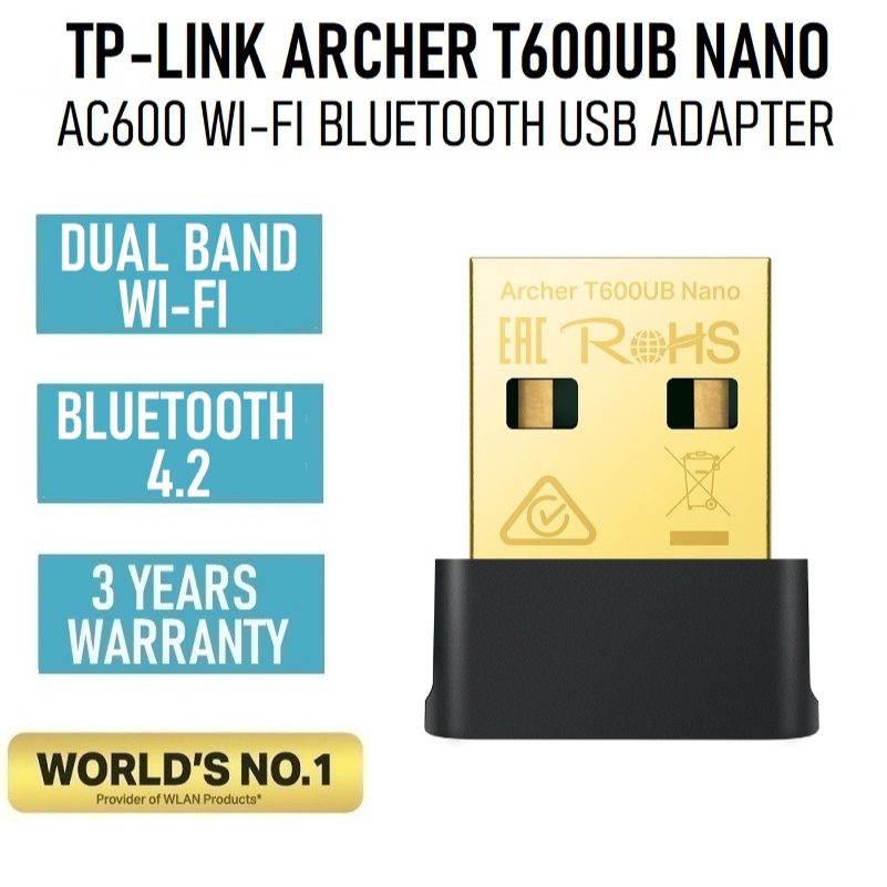 TP-Link Archer T600UB Nano AC600 Dual Band Wi-Fi Wireless Bluetooth USB ...