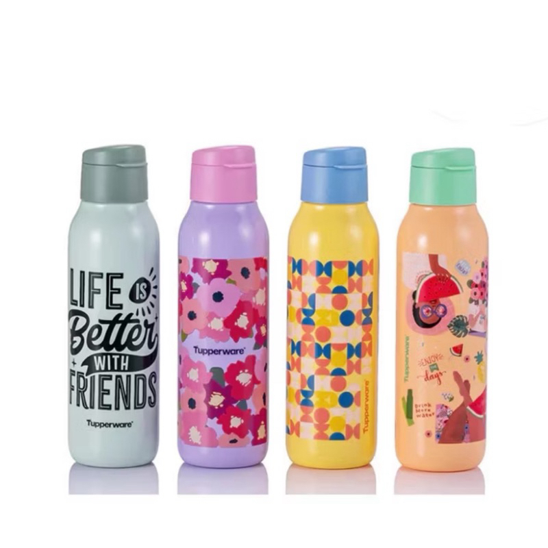 Tupperware fancy eco bottle 750ml (4pcs) | Shopee Singapore