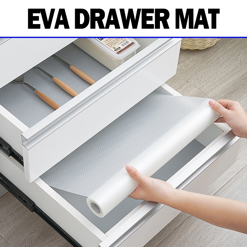 [$1.99 For NDD] Non Slip Cupboard Mat Waterproof EVA Cabinet Drawer Mat ...