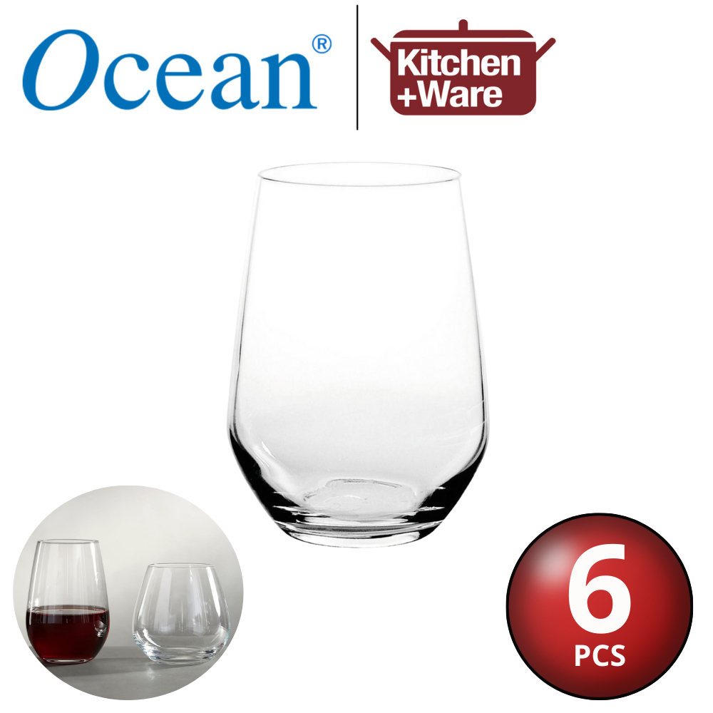 Ocean 370ml Lexington Hi Ball Glass (Set of 6pcs) / Water Juice Beer ...