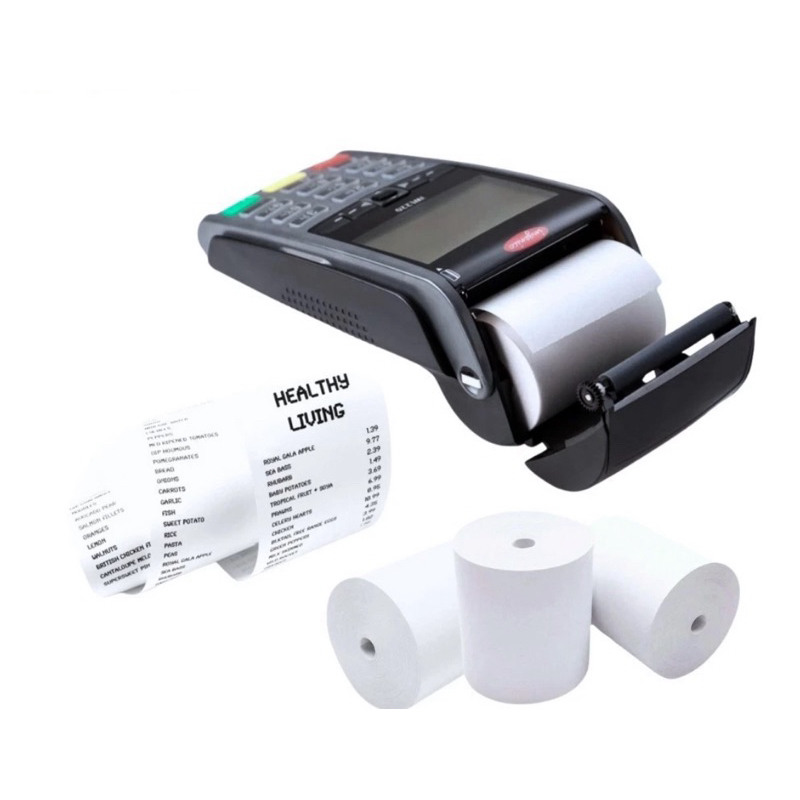 [SG Stock] cordless Thermal paper roll for NETS Machine receipt 57X40mm ...