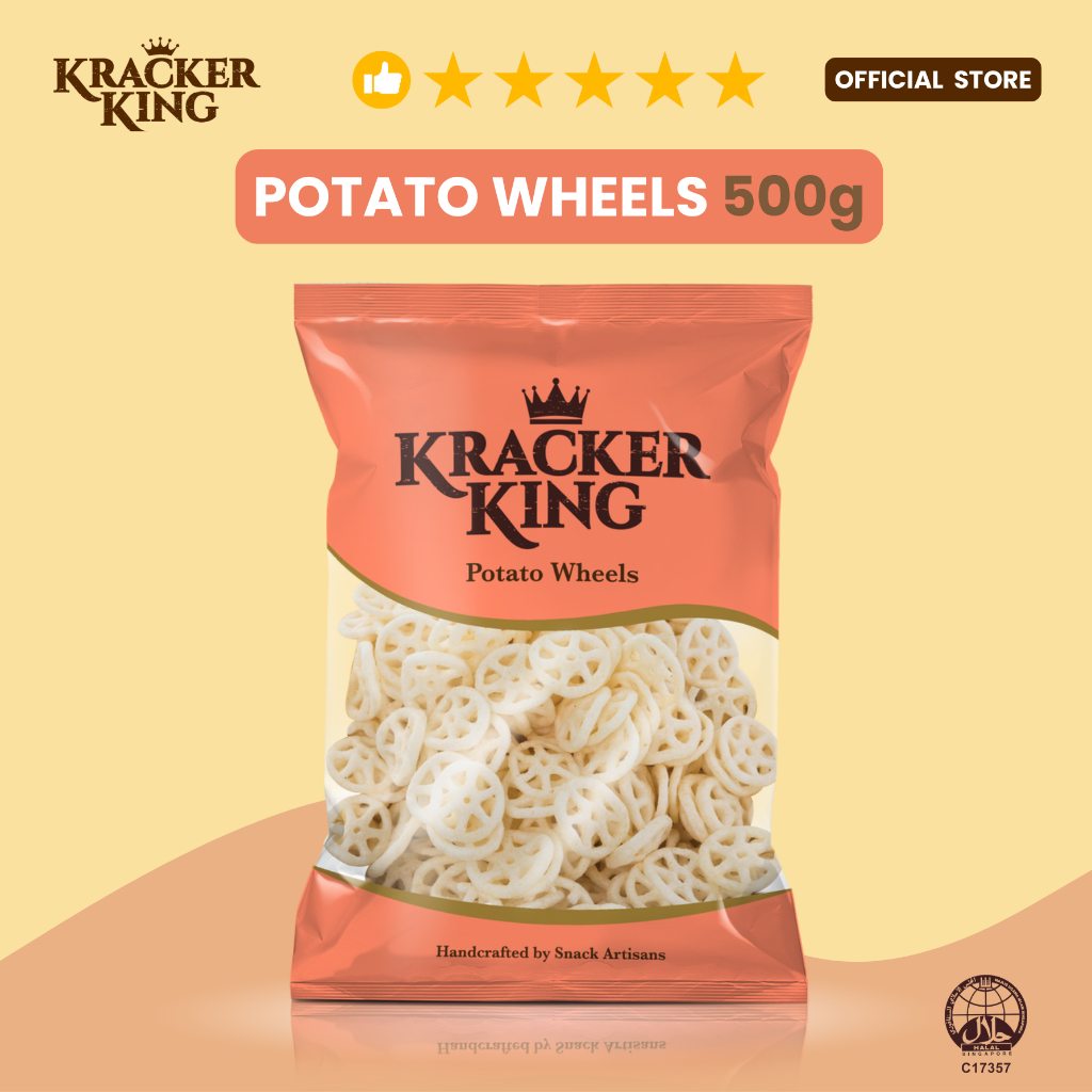 KrackerKing Potato Wheels (Spin Crackers) [500g] | Shopee Singapore