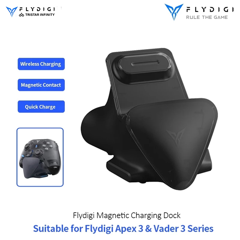 FLYDIGI Charger Dock for Flydigi Apex 4 and Vader 4 Pro Series (Black) | Shopee Singapore