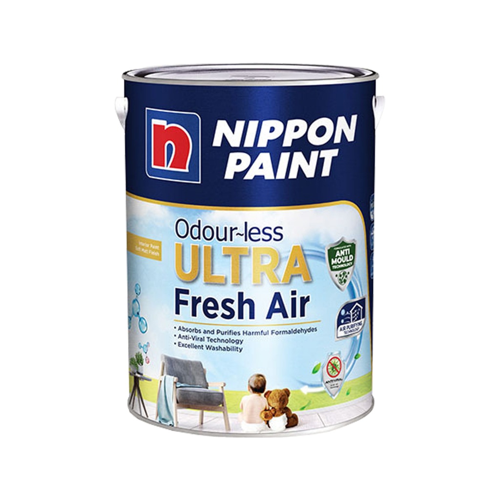 Nippon Paint Odour-less Ultra Fresh Air (Absorbs Formaldehyde ...