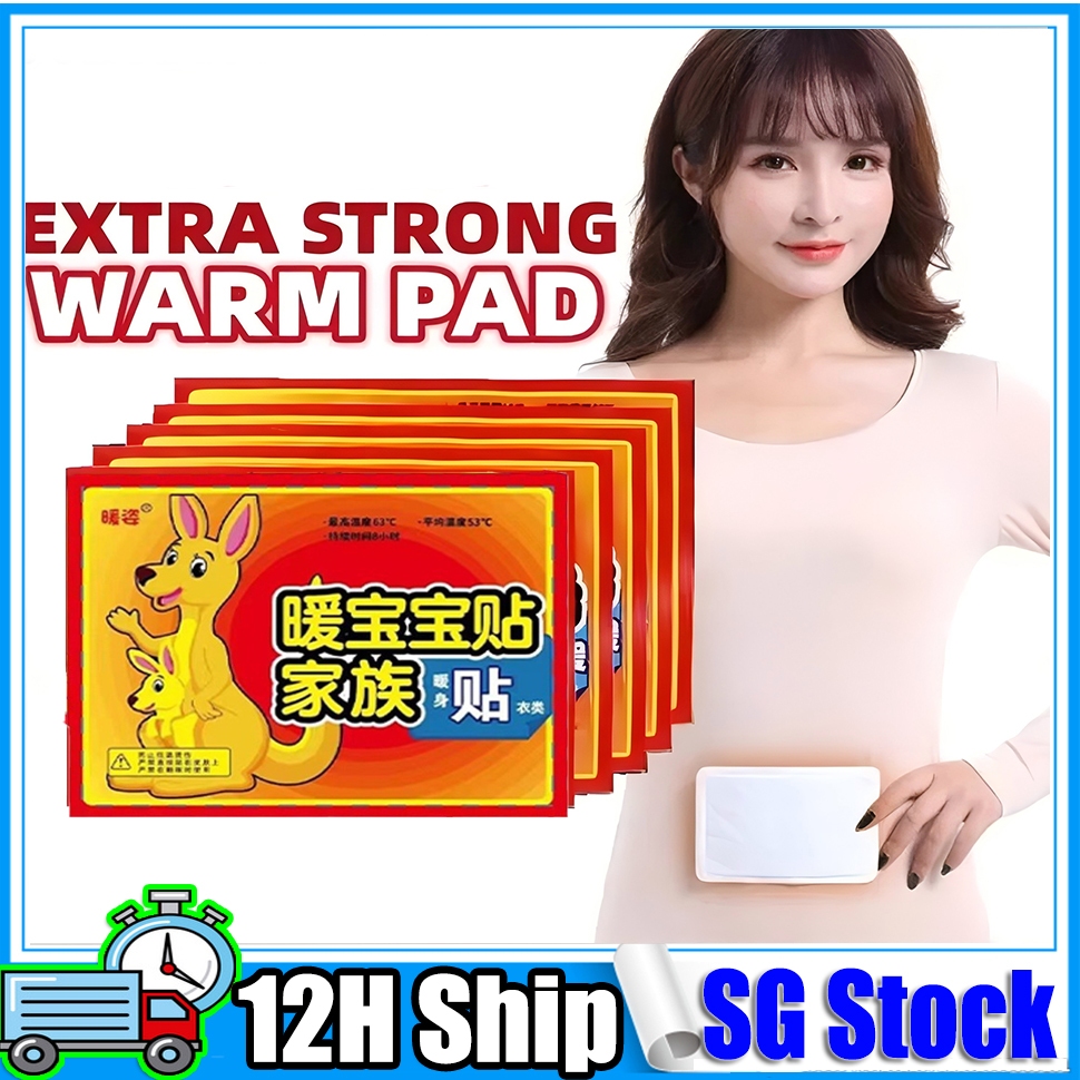 【SG SHIP】 Heat Pack for Winter Hand Warmer Pad Adhesive Heat Pack Heat ...