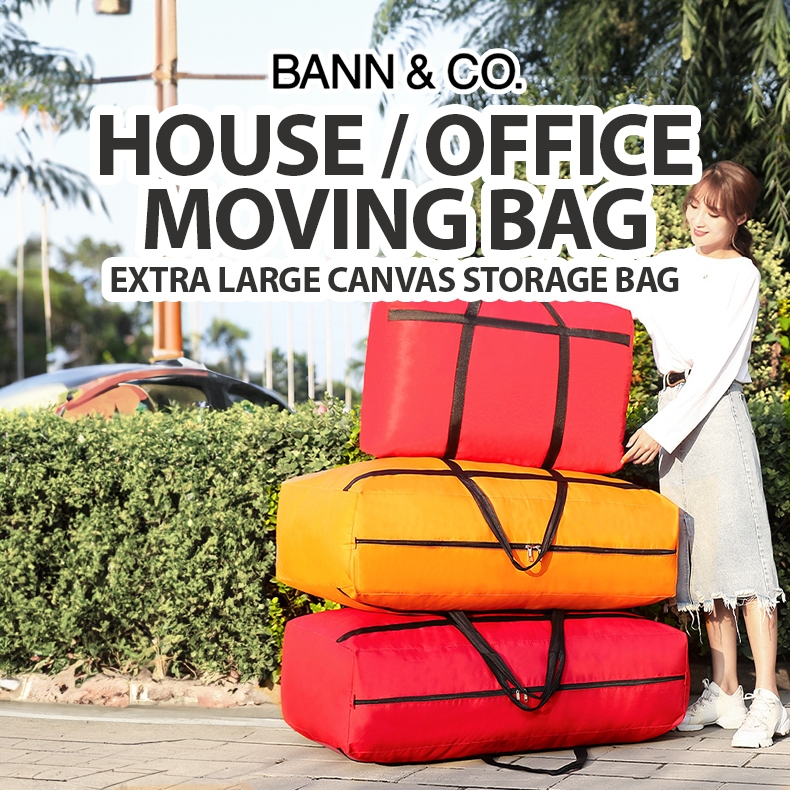 House/Office Moving Bag / Extra Large Canvas Storage Bag | Shopee Singapore