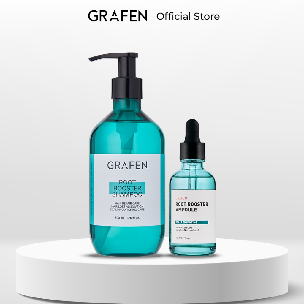 [GRAFEN] Root Booster Shampoo 500ml + Root Booster Scalp Enhancing ...