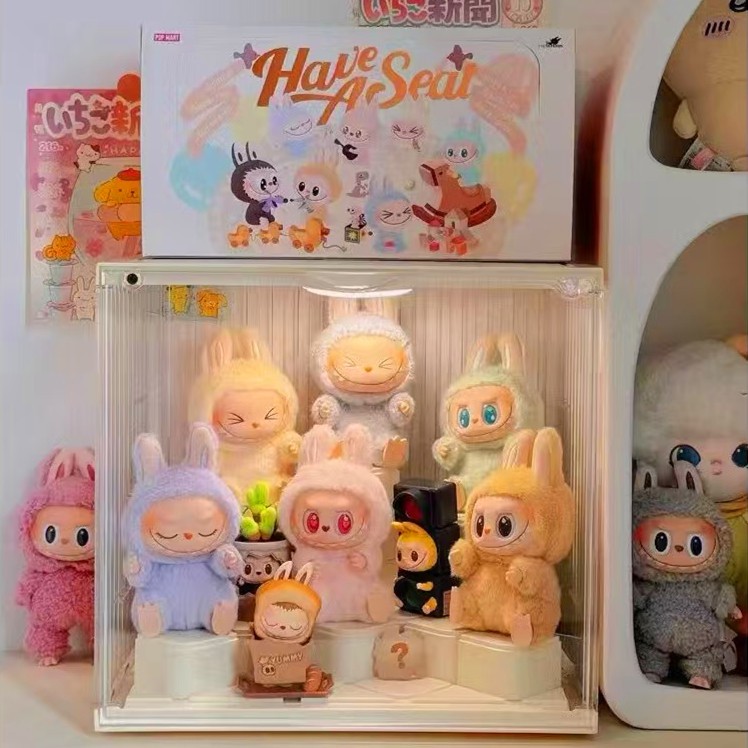 LED / NON-LED Transparent 2/3/4 Layers Acrylic Display Case Blind Box ...