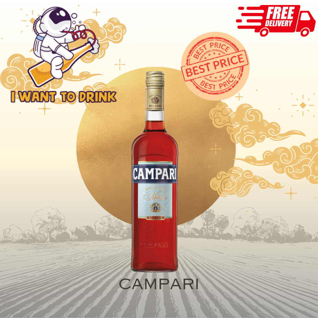 Campari 700ml - Premium Liqueur – Smooth & Flavorful | Shopee Singapore