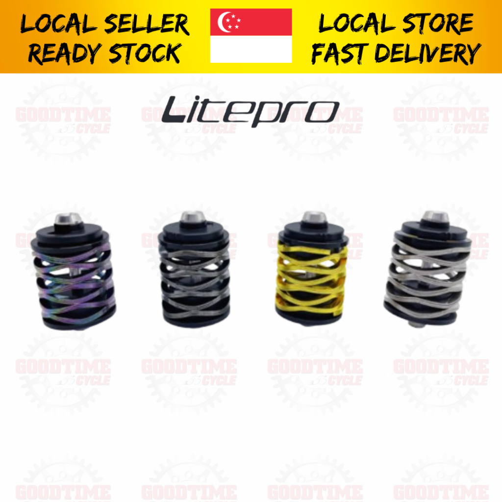 Litepro Titanium Triple Spring Rear Shock Absorber Spring Suspension ...