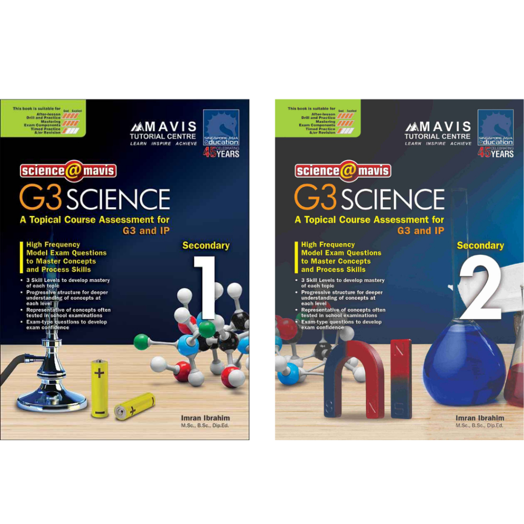 G3 SCIENCE Secondary 1 - 2 | Secondary School Science Assessment Books ...
