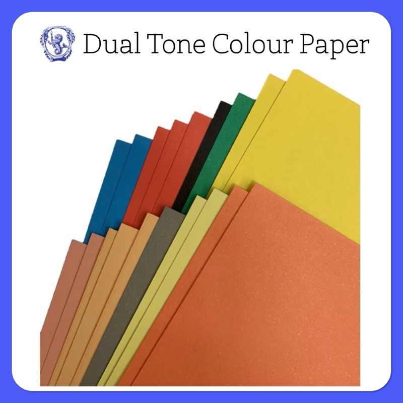 🇸🇬 Dual Tone Colour Paper 27cm x 39cm (10 sheets) | Shopee Singapore