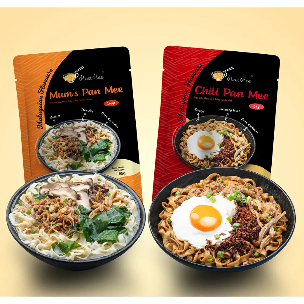 MEET MEE Dry Chilly Pan Mian Soup Pan MIan Tom Yam Pan Mian | Shopee ...