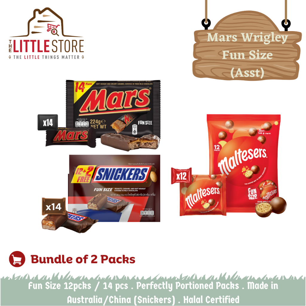 [Bundle of 2 Packs] Mars Wrigley Australia Maltesers / Mars / Snickers ...