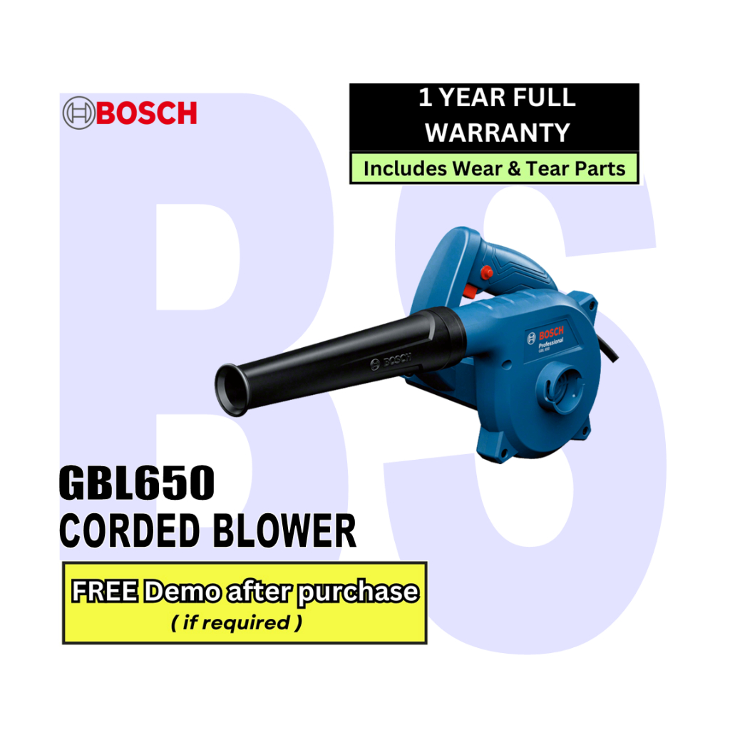 BOSCH GBL 650 Professional. Blower. 650W. Replace GBL 620. | Shopee ...