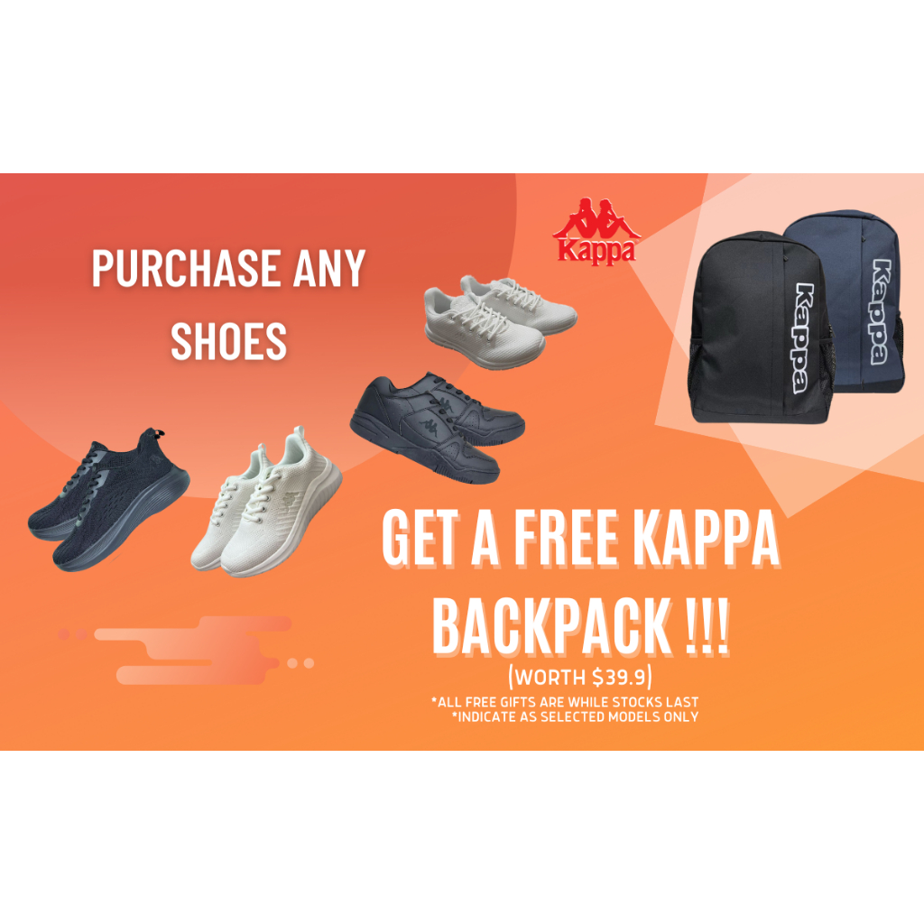 [FREE BACKPACK] Kappa Authentic Unisex Low Cut Sport Shoes KP3FA960 ...