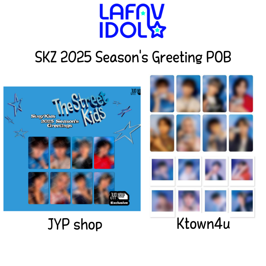[STRAY KIDS] 2025 Season's greeting POB - JYP SHOP KTOWN4U - PHOTOCARD ONLY | Shopee Singapore
