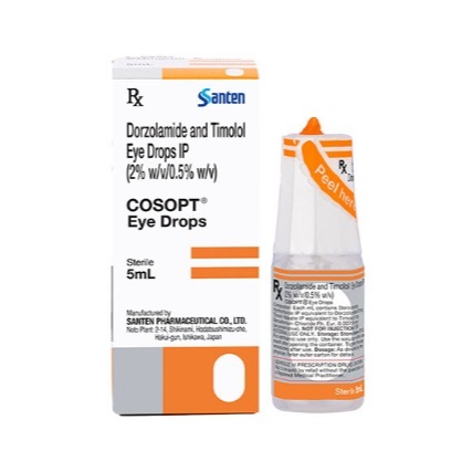 [SG] Santen Cosopt Dorzolamide Hydrochloride and Timolol Maleate 2%/0.5 ...