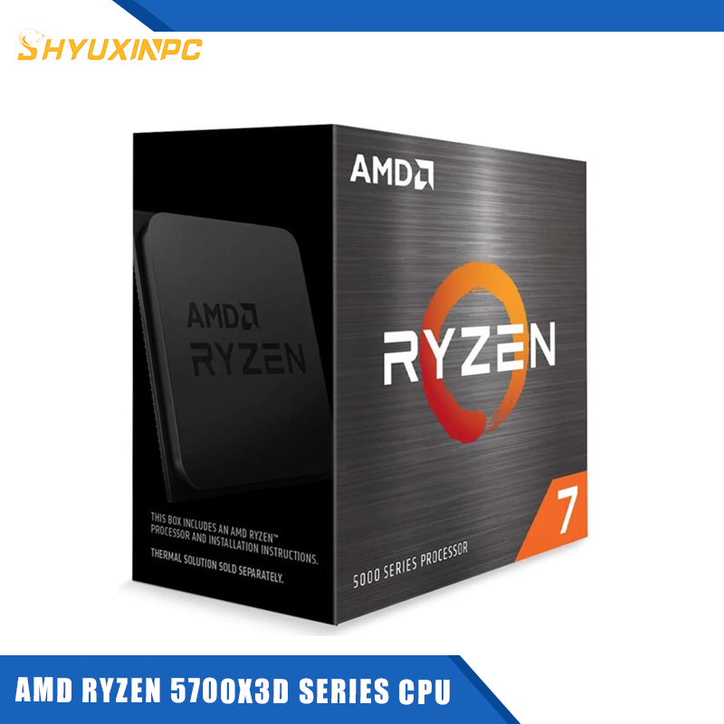 Amd Ryzen 7 5700X3D Processor / 3.0GHz Boost 4.1GHz / 8 Cores 16 Threads 3 Years Warranty ...