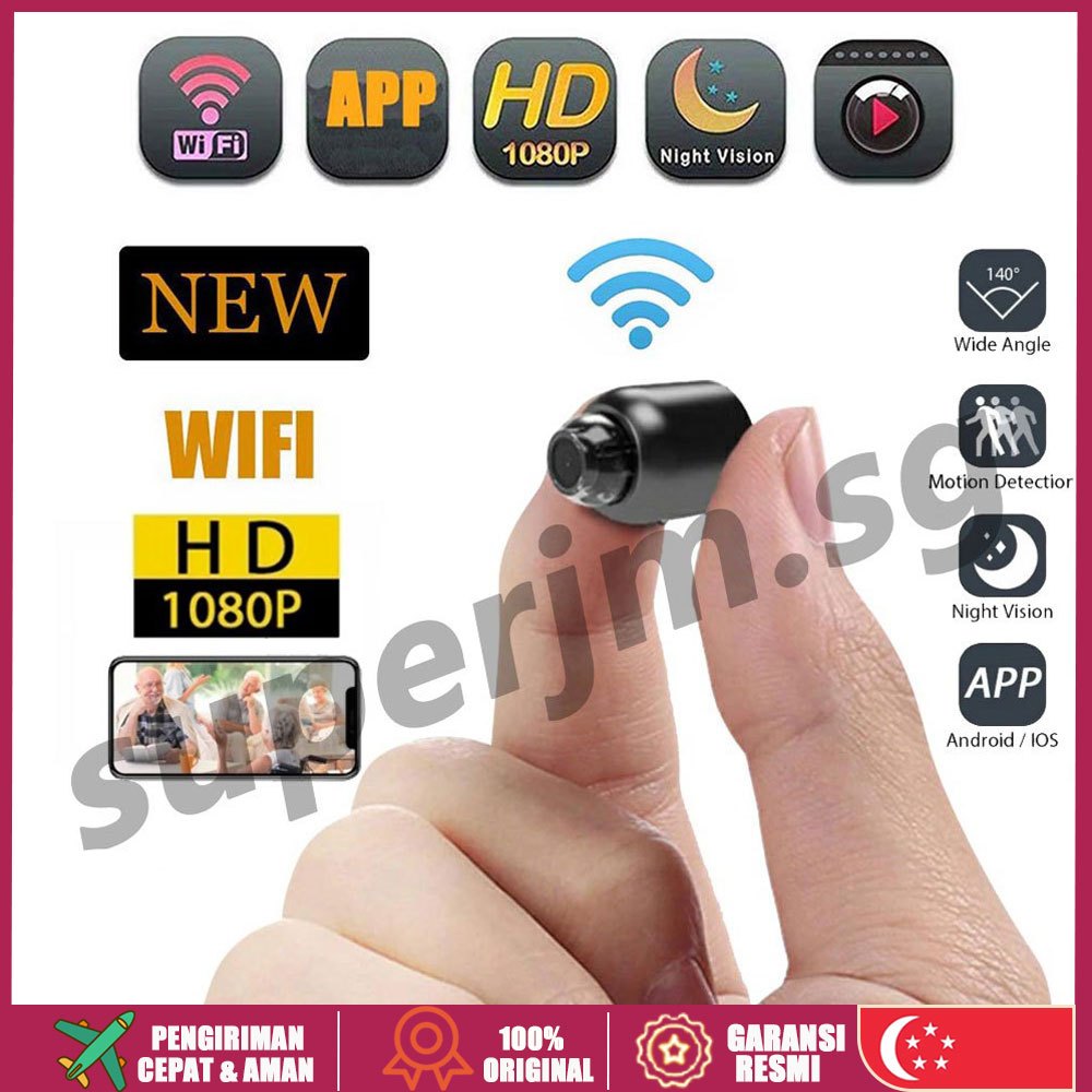 ( 🔥SG stock🔥 ) X5 Mini Cemera 1080P CCTV High Definition WIFI ...
