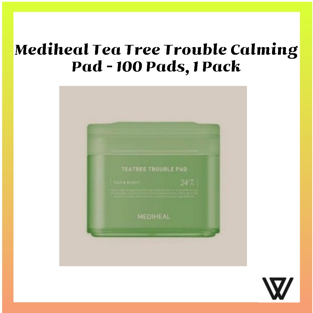 Mediheal Tea Tree Trouble Calming Pad – 100 Pads, 1 Pack | Shopee Singapore