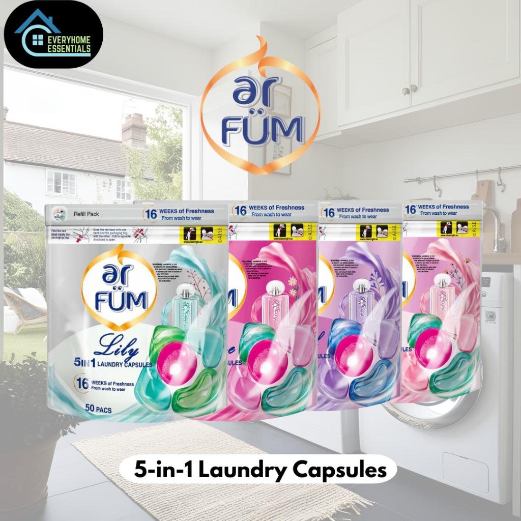 AR FUM 5-in-1 Laundry Capsule (50s) | Shopee Singapore