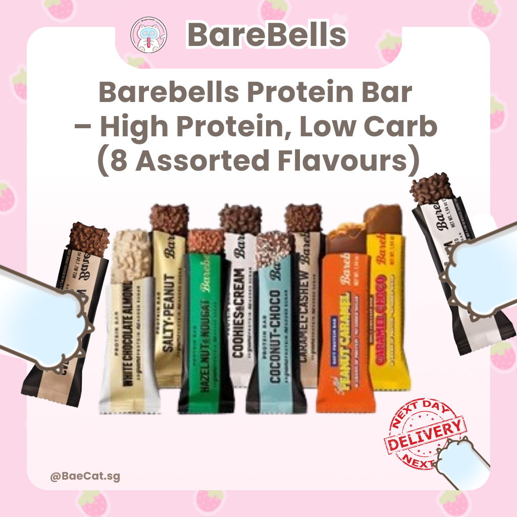Barebells Protein Bar 3-12 Bars Low carb, 20g protein bar, Build Muscle ...