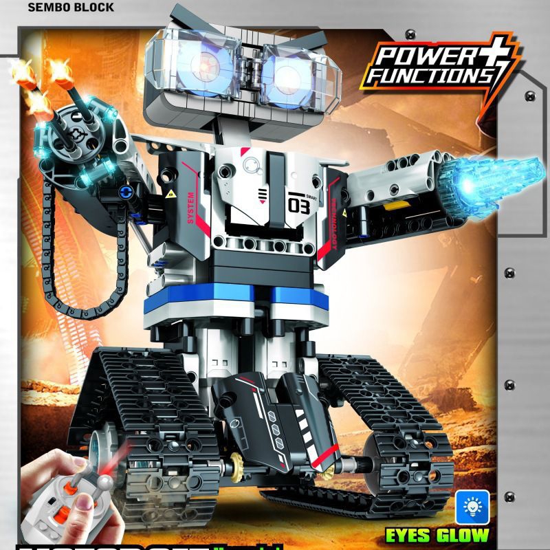 Sembo Block Robot Remote Control Building Bricks Toy Rechargeable ...