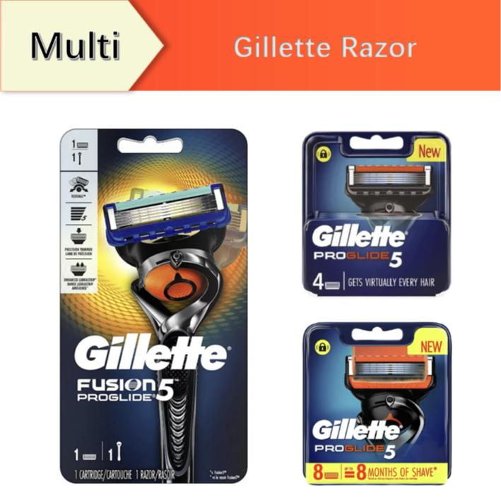 Gillette Fusion 5 Pro Glide Razor Shaver Refill Cartridges | Shopee ...