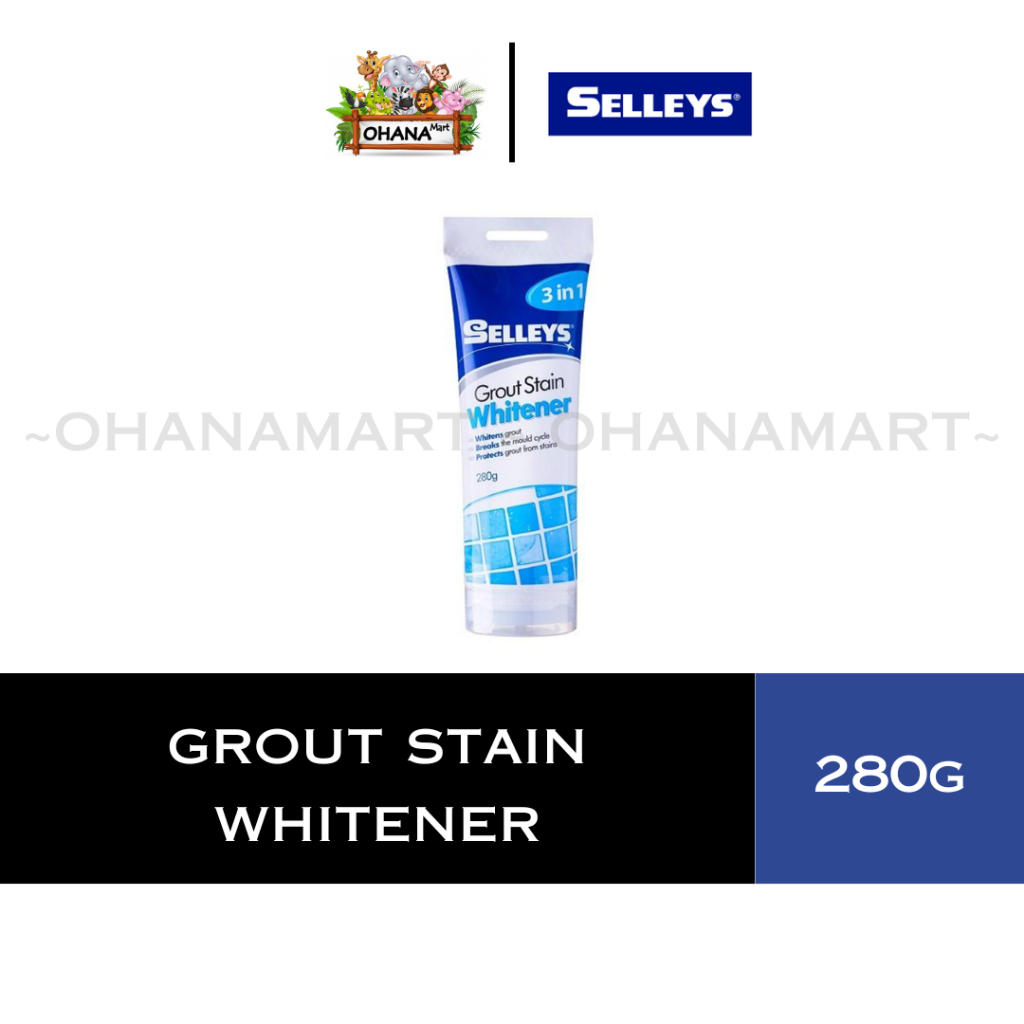 Selleys Grout Stain Whitener Protect 280g | Shopee Singapore