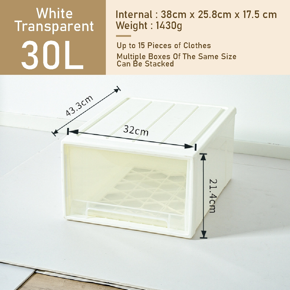 🇸🇬Koala Home🔥Storage Drawers Box Stackable Storage Chest Drawers Box ...