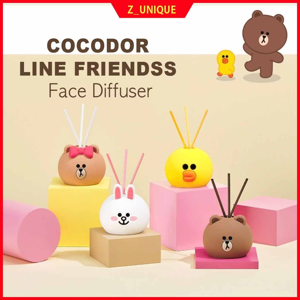 Cocodor x LINE FRIENDS Face Diffuser | Character Scented Reed Diffuser ...
