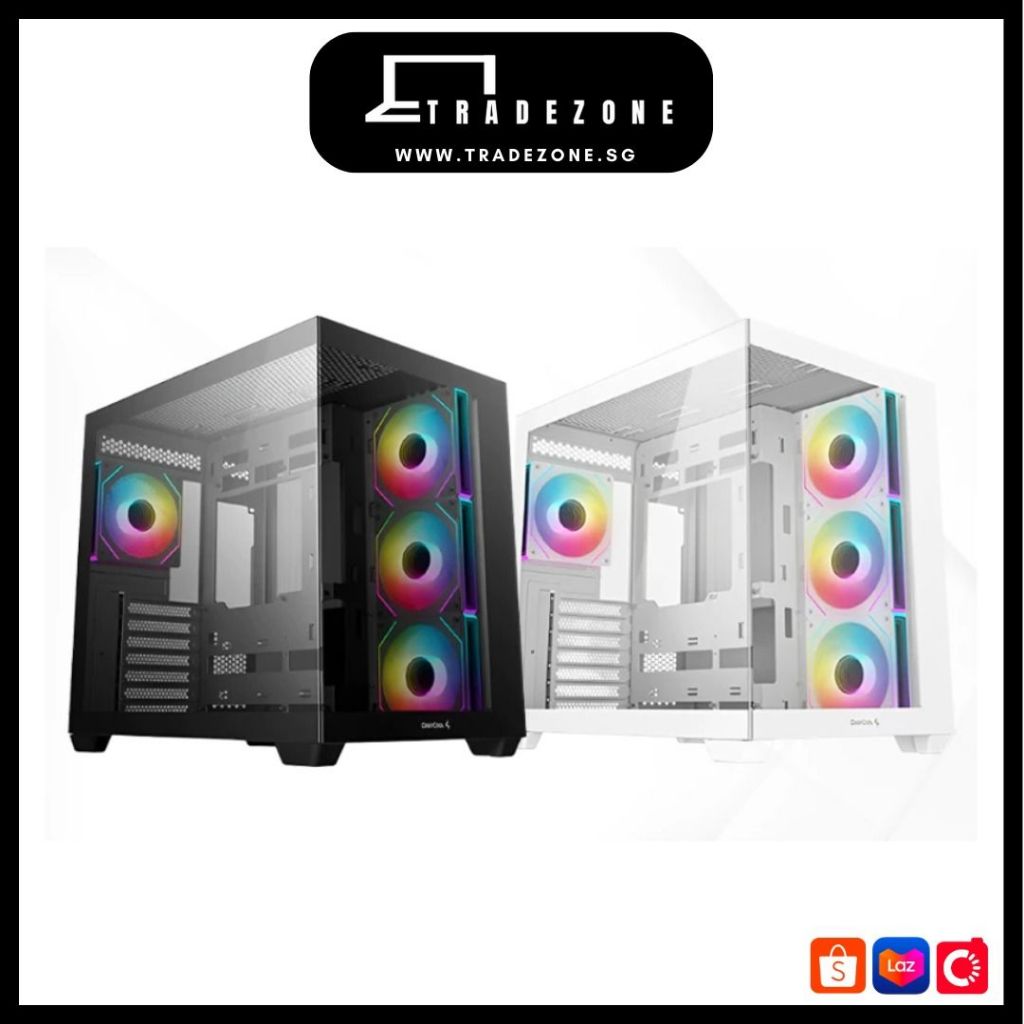 Deepcool CG530 + 4F (Fans) (similar as lian li sl infinity) matx atx pc ...