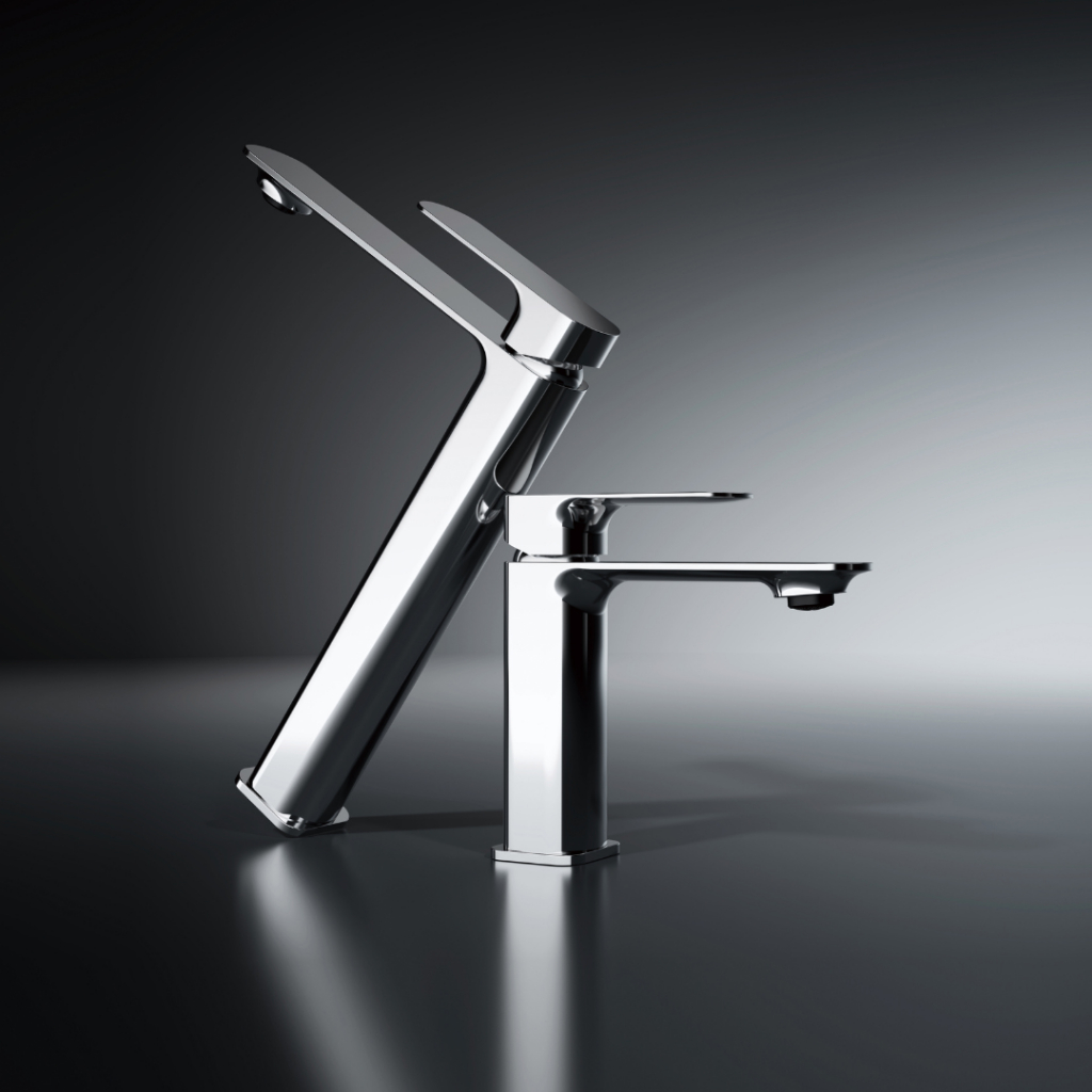 ZUHNE Razr Ultra Slim Single Lever Bathroom Basin Mixer Faucet, Spot ...